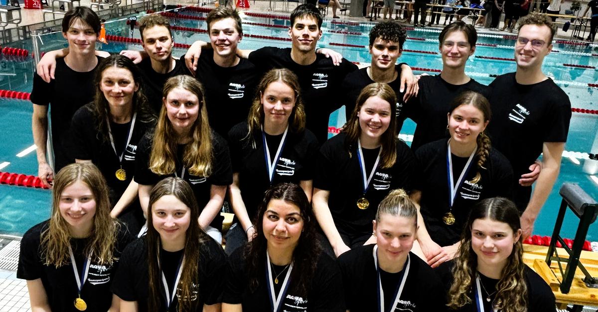 Schwimmerinnen des TV Wetzlar steigen in 1. Liga auf